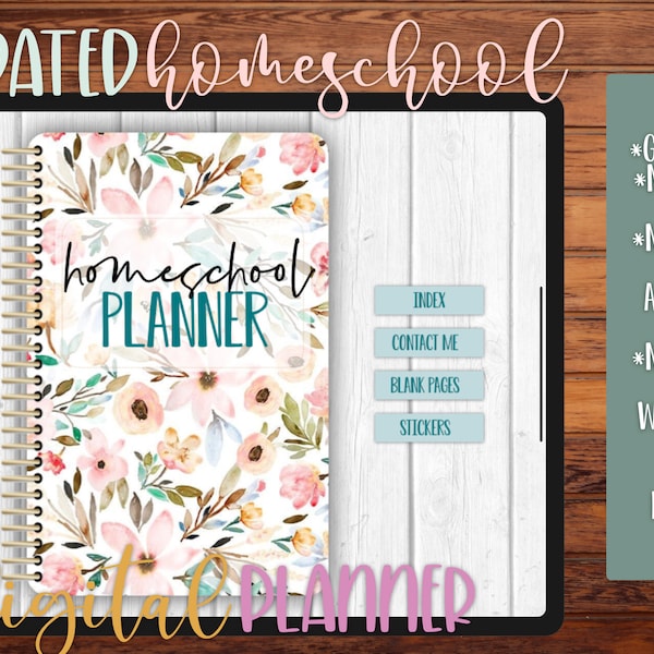 Homeschool Planner - Etsy