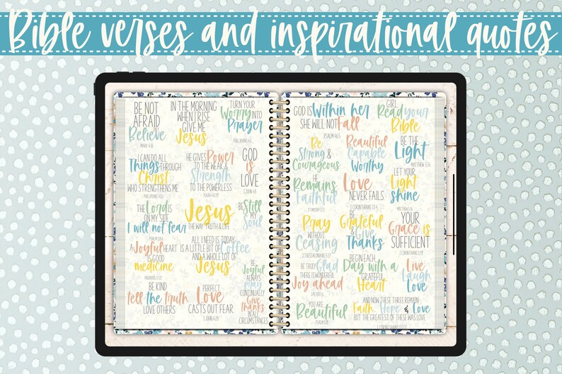 Bible Digital Stickers Digital Planner Stickers - Etsy