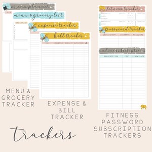 Undated Printable Homeschool Planner, Floral, Digital Download - Etsy