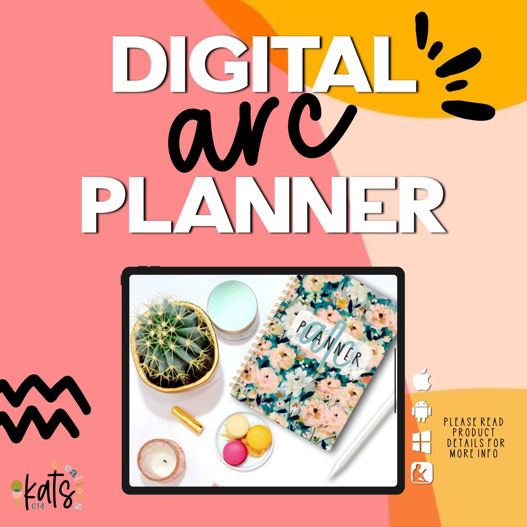Digital ARC Planner - ARC Reader Planner - Goodnotes, Notability, XODO ...