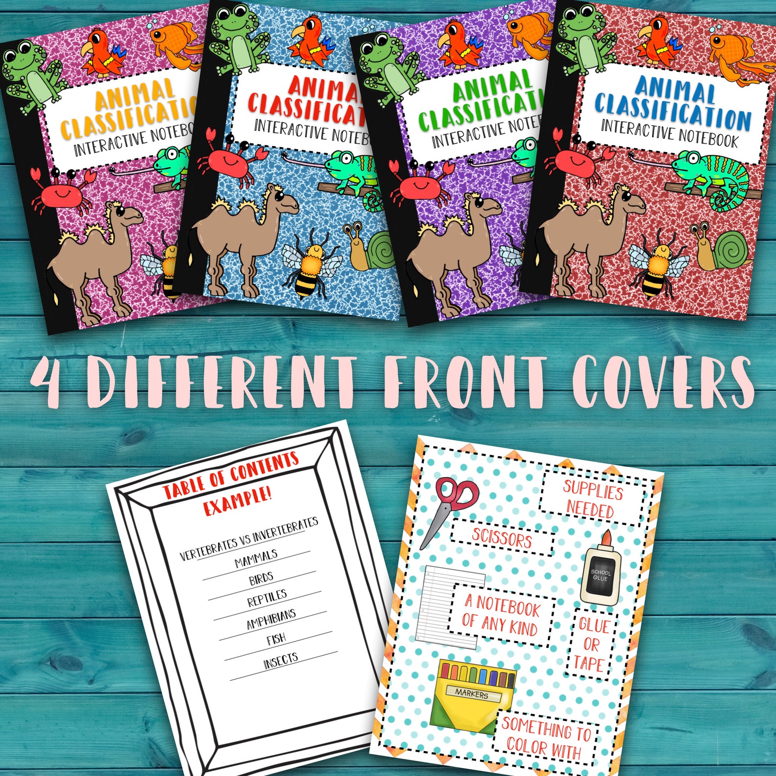 Animal Classification Interactive Notebook Printable Digital - Etsy