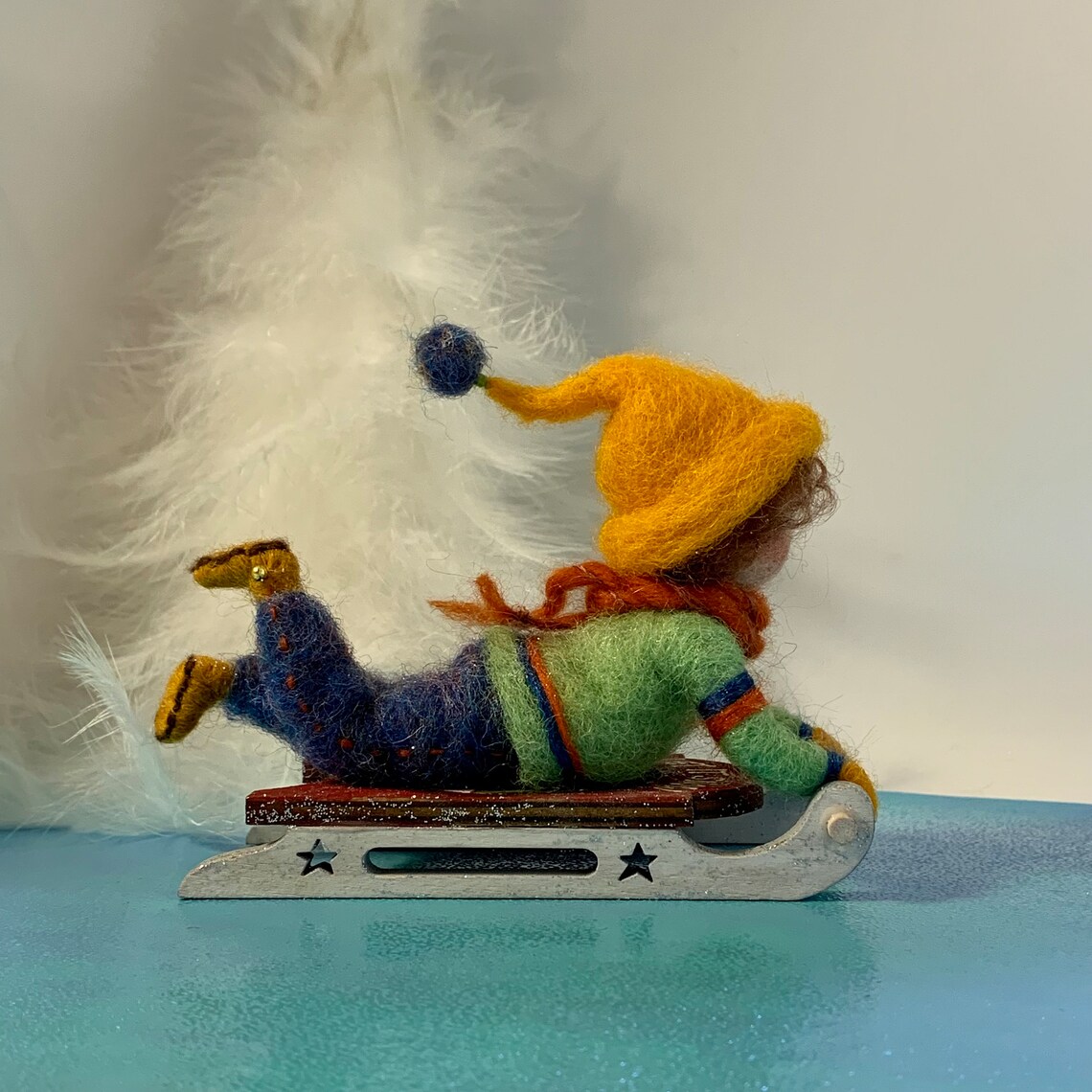 Needle Felted Doll, Waldorf Inspired, Felted Doll, Christmas Doll ...