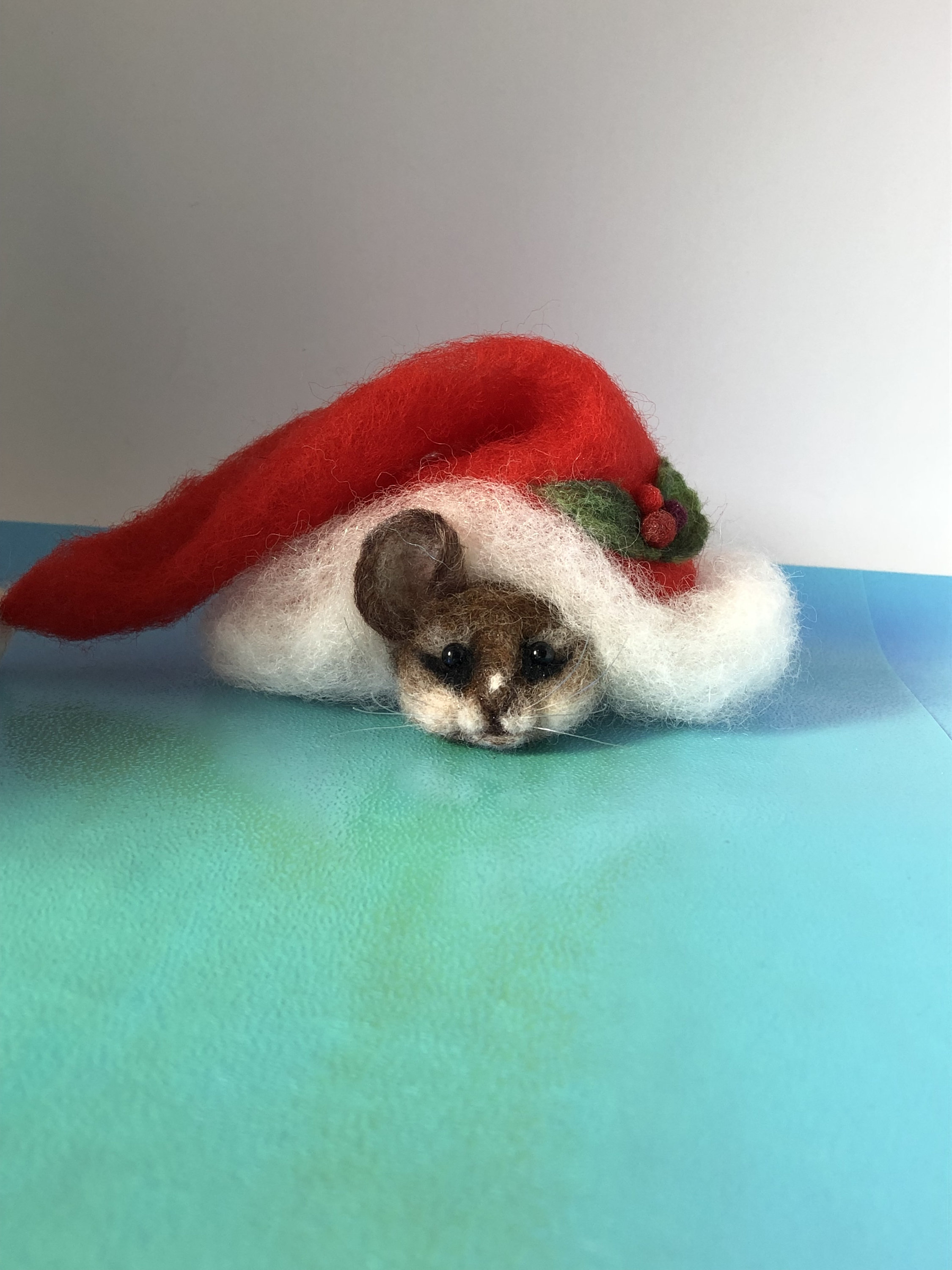 Needle Felted Mouse Christmas Mouse Christmas Gift Wool - Etsy