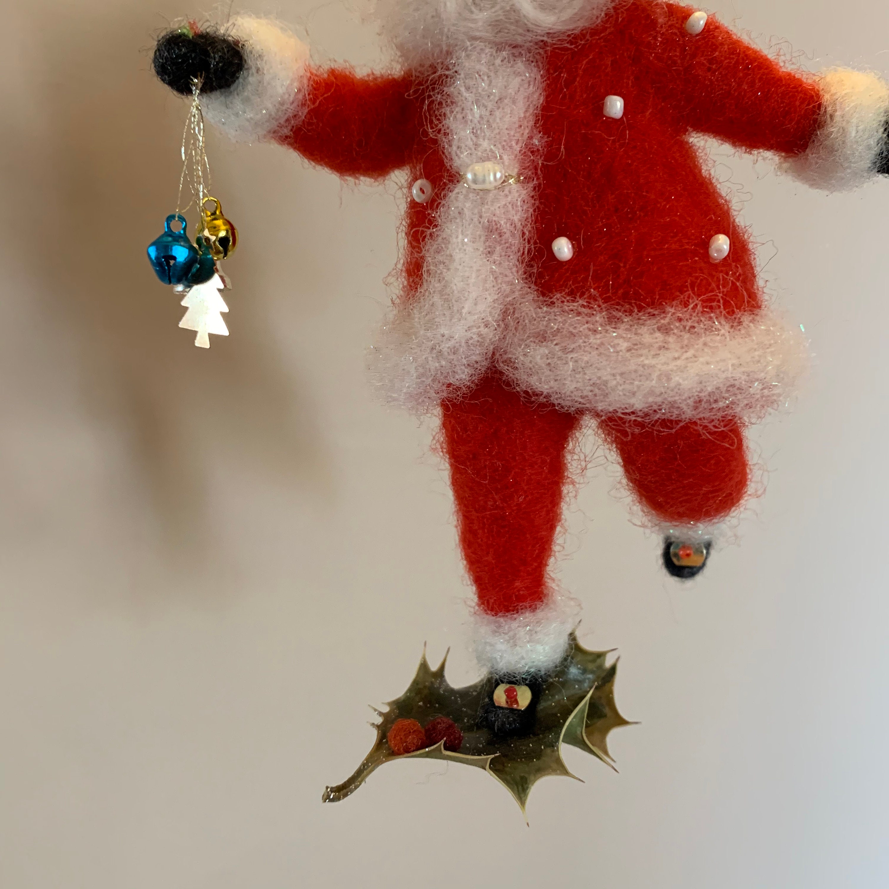 Needle Felted Santa Claus, Wool Santa, Santa Claus, Christmas ...