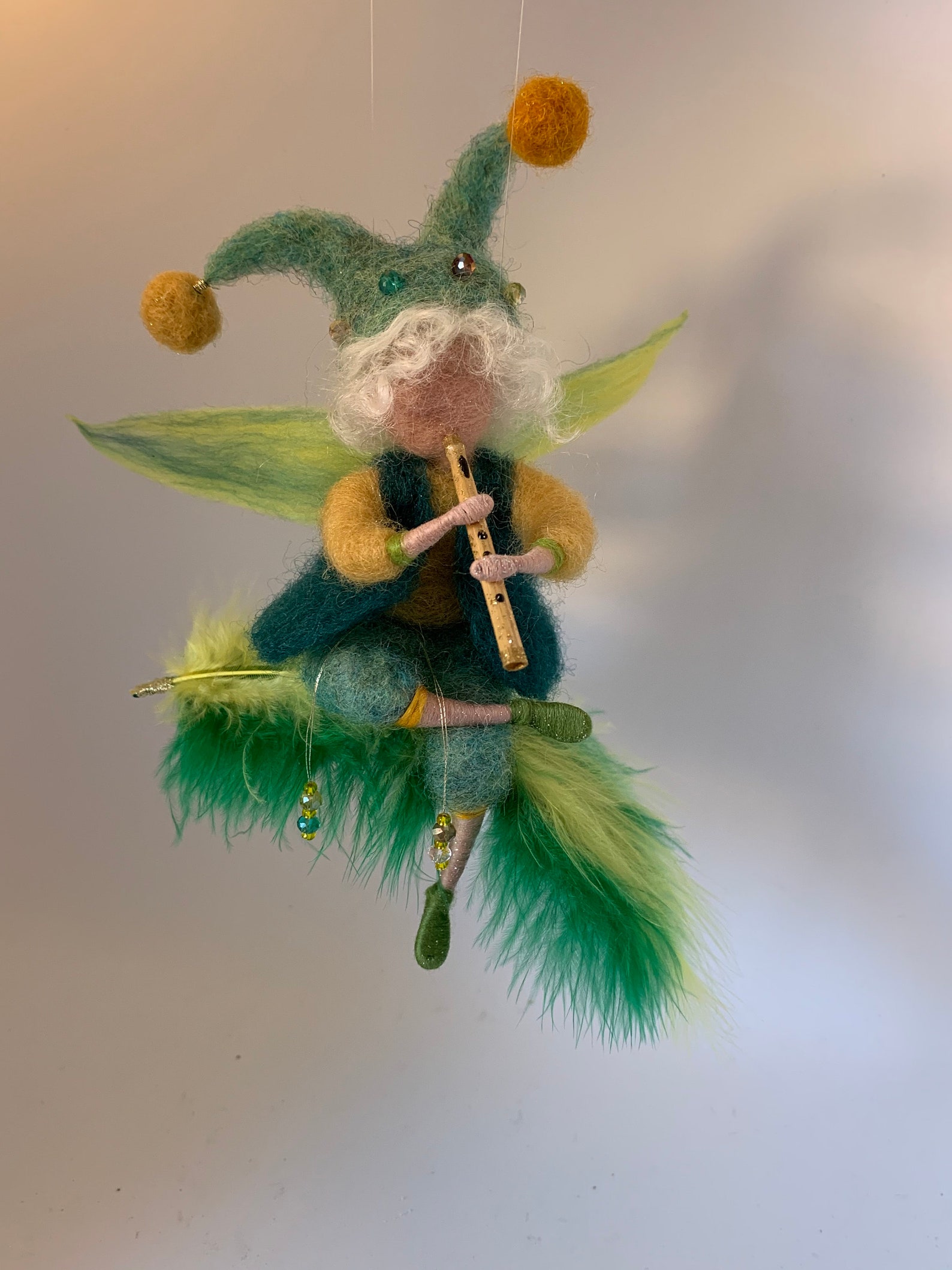 Needle Felted Elf, Waldorf Inspired, Felted Elf, Felted Doll, Felted ...