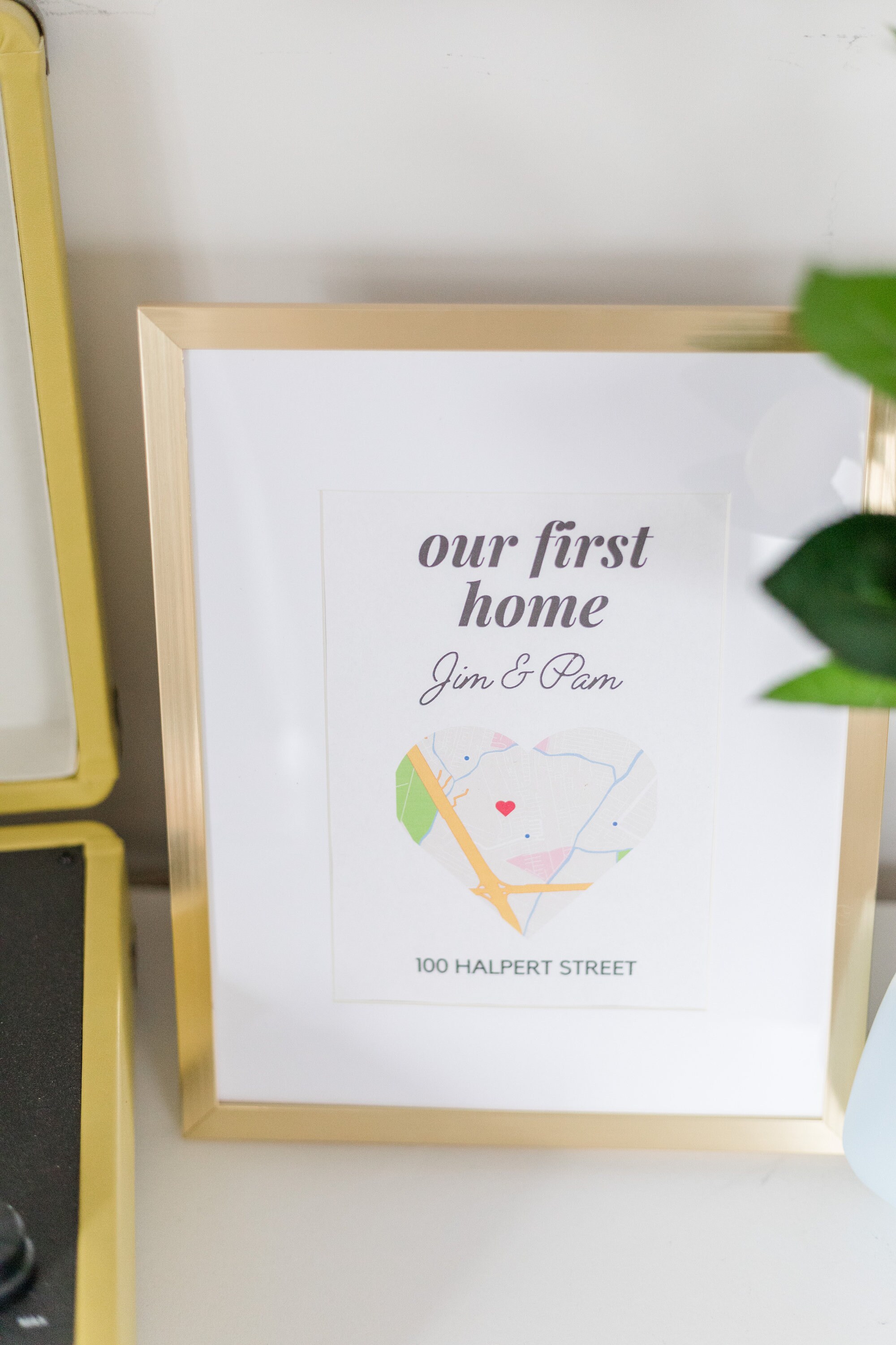 Custom Home Map Housewarming Gift, Our First Home, House Map ...