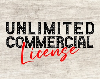 Extended License Commercial Use Unlimited Usage, One Time Payment for ...