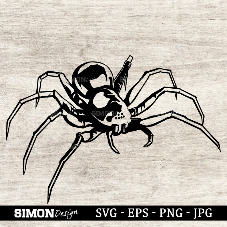 Spider Silhouette, Wildlife SVG Cut File (digital Download) - Etsy