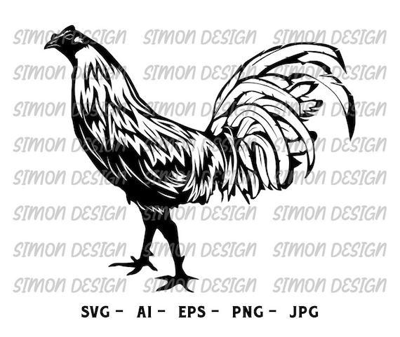 Fighting Rooster Design