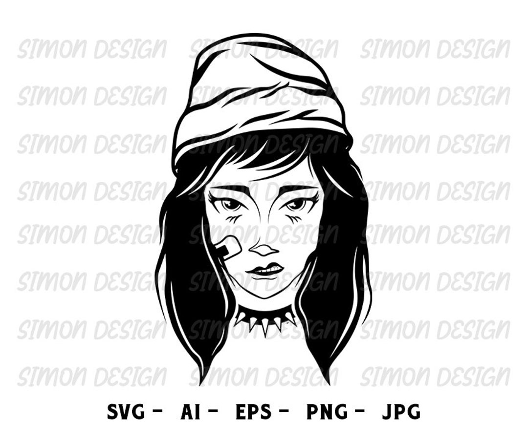 Bad Girl SVG, Crazy Girl Svg, Nasty Girl Svg, Emo Girl Svg, Girl SVG ...