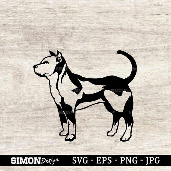 American Pit Bull Pitbull Svg American Bully Svg Glowforge | Etsy