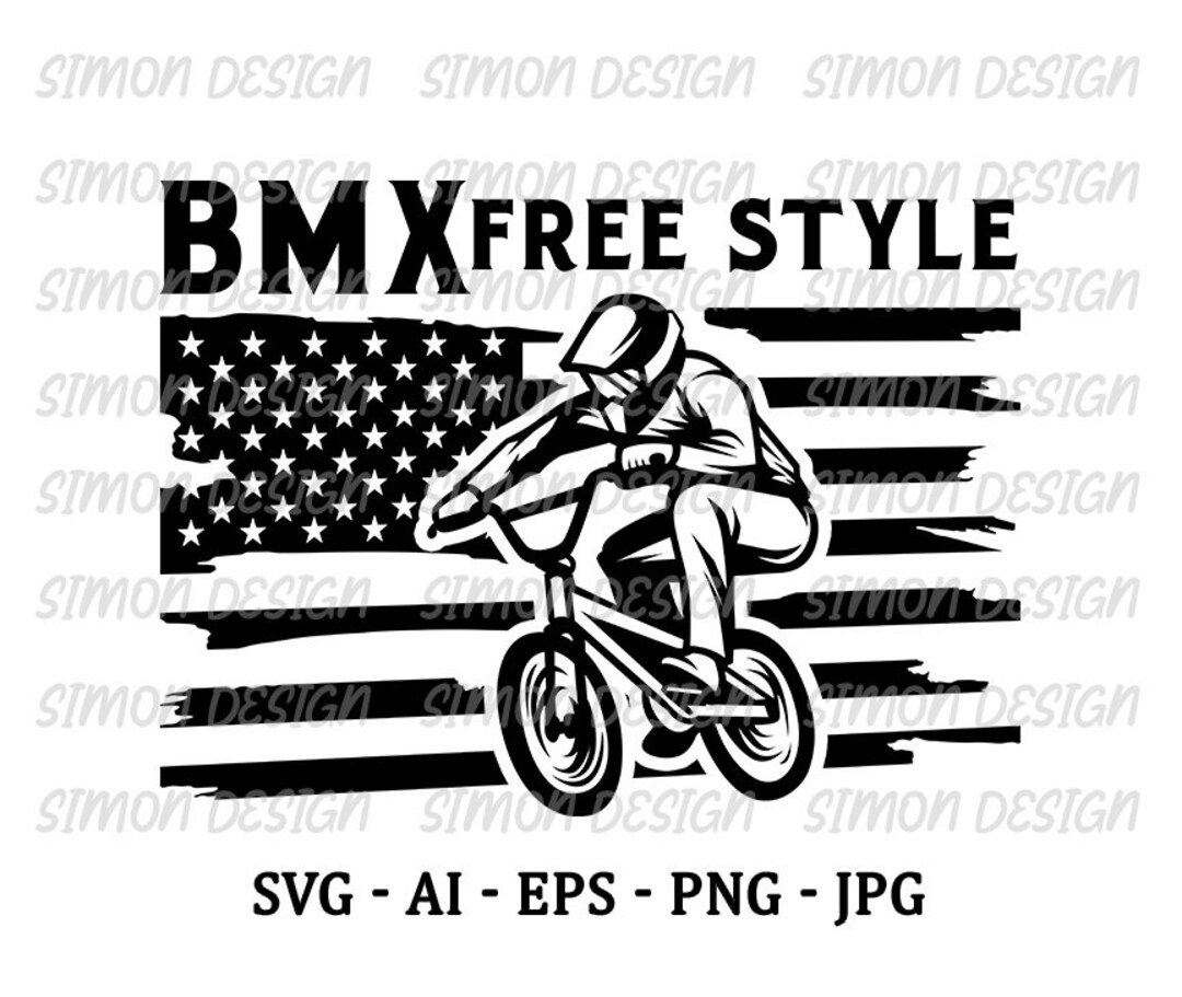 BMX SVG, Bmx Rider Svg, BMX Clipart, Bmx Silhouette, Bmx Rider Vector ...