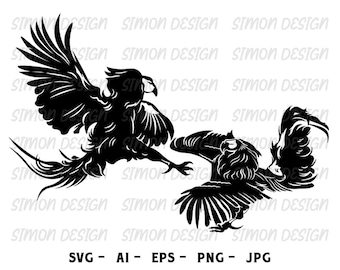 Pet Supplies Urns & Memorials Rooster SVG Gamefowl SVG Chicken Hunter ...