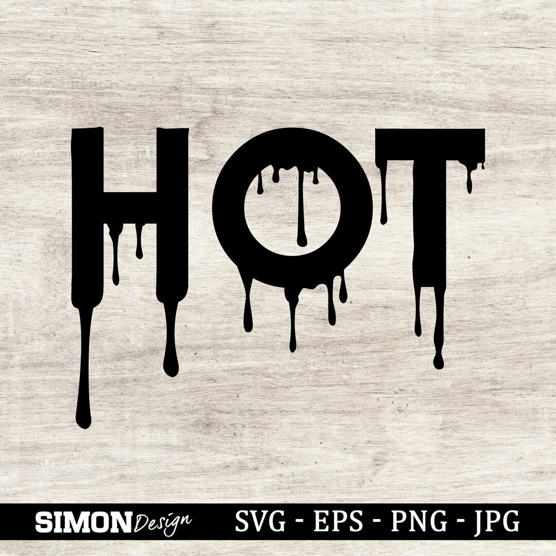 Hot Svg, Cut File and Silhouette, Svg, Png, Eps, Jpg. - Etsy