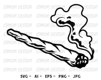 Marijuana Joint Svg | Etsy