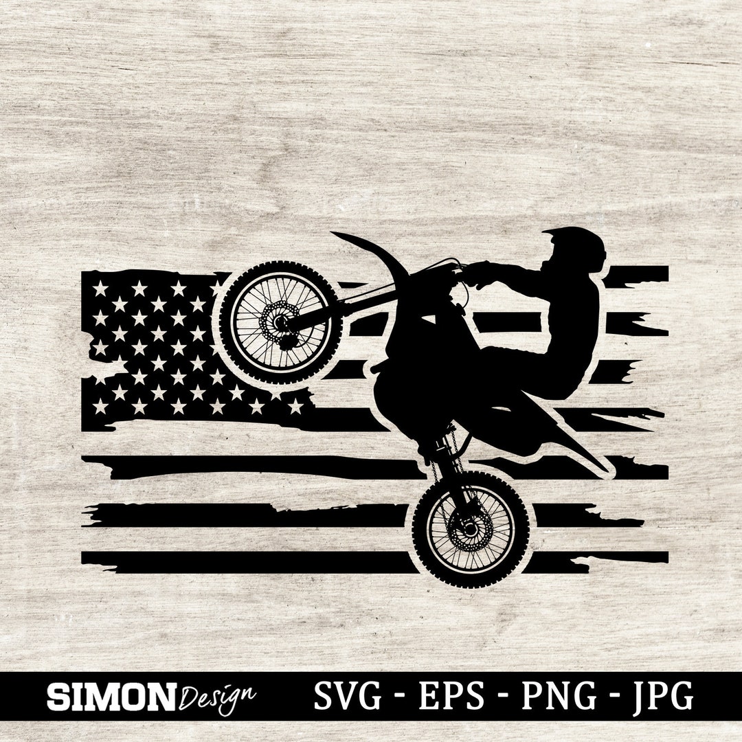 Motorcross Svg, Motorcycle Racing Svg, Extreme Motorcros Svg, Clipart ...