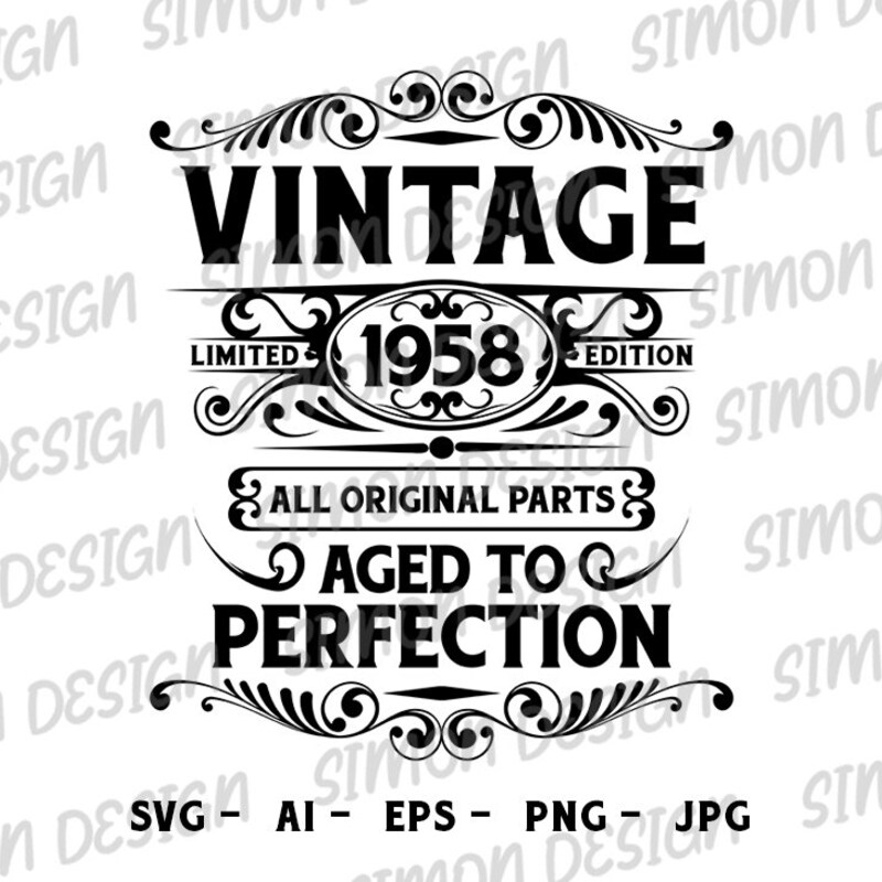 65th Birthday Svg - Etsy