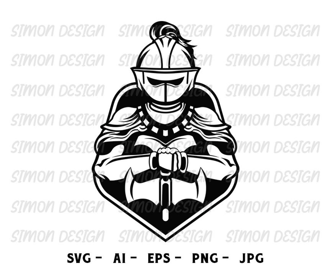 Knight Svg, Knight Clipart, Knight Warrior Svg, Knight Png, Knight ...