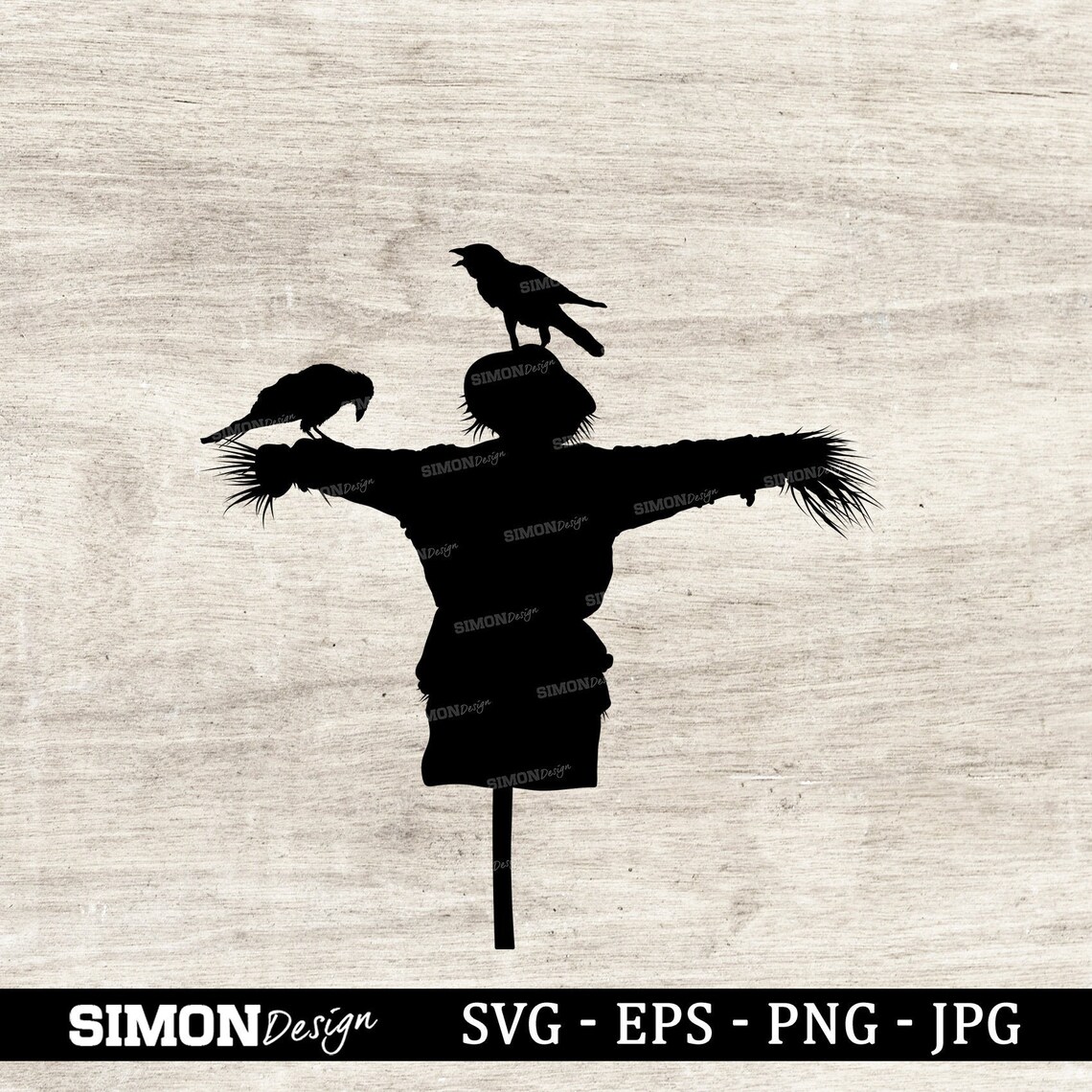 Scarecrow SVG File Scarecrow Vector Scarecrow Clipart - Etsy