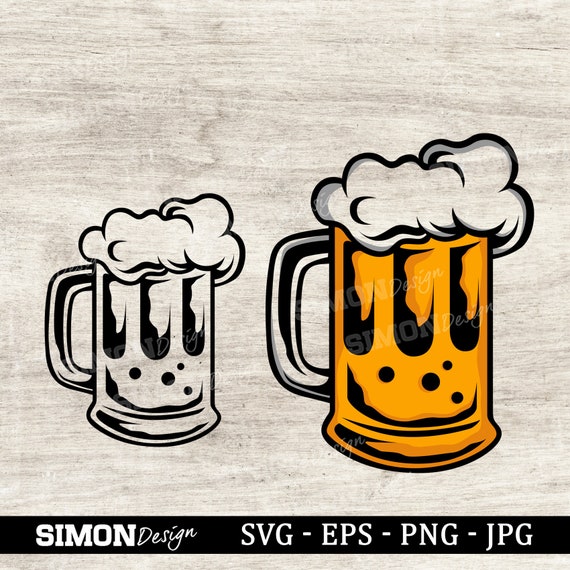 Beer Mug Svg Beer Svg Beer Clipart Beer Vector Beer Png | Etsy Canada