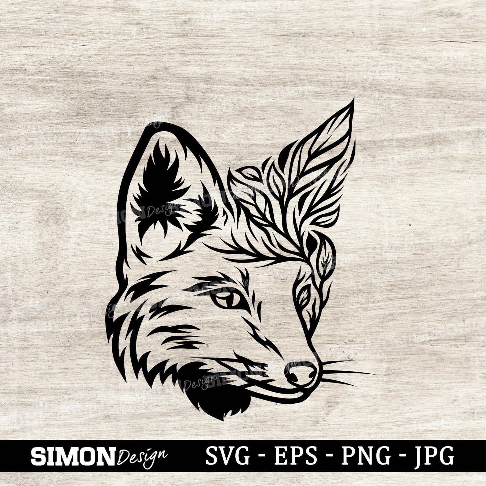 Fox svg fox clipart fox vector fox logo fox silhouette | Etsy