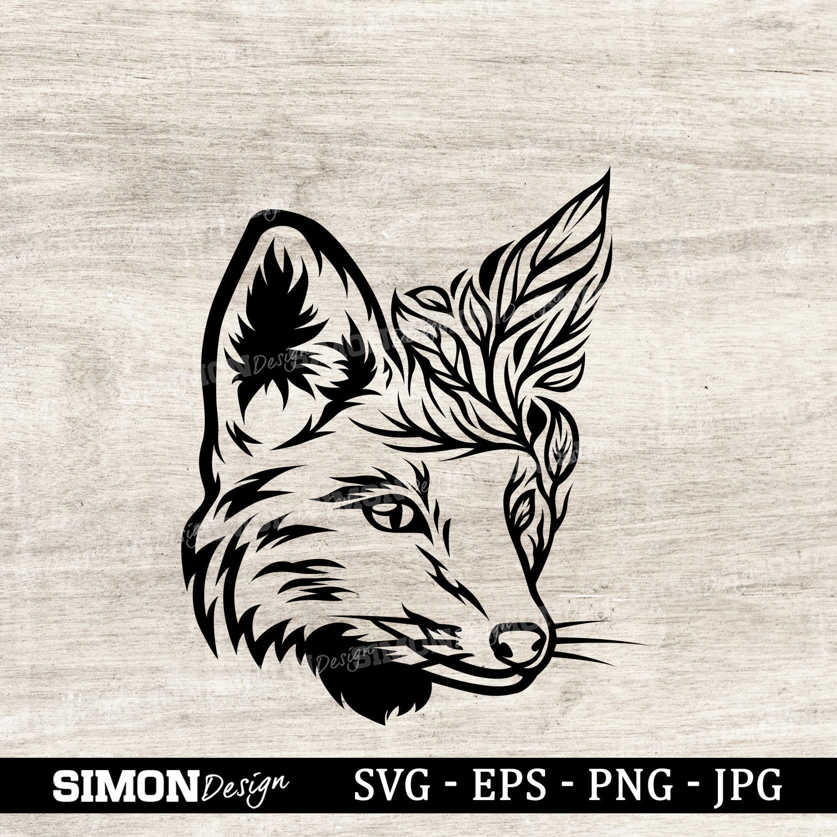 Fox svg fox clipart fox vector fox logo fox silhouette | Etsy