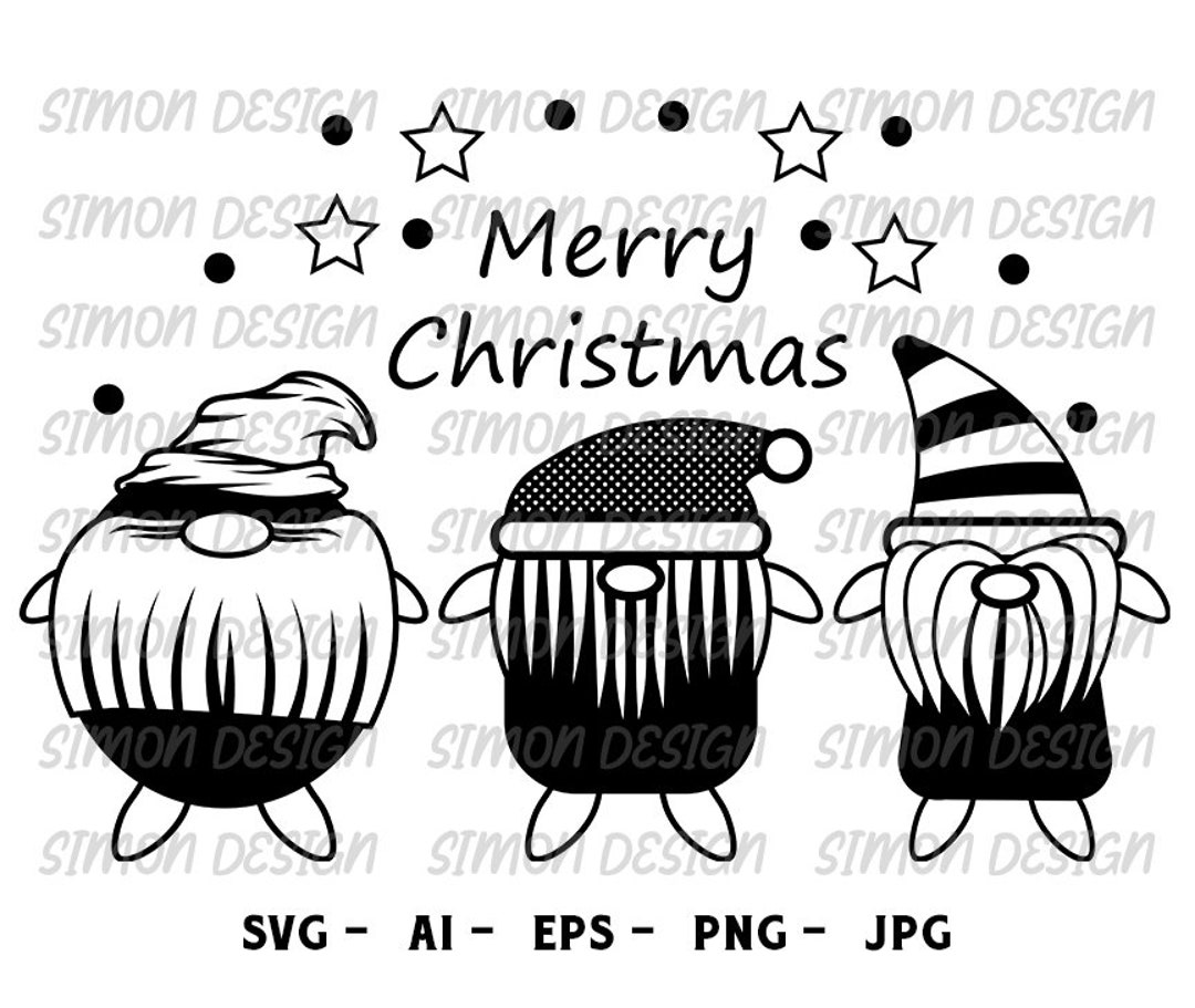 Christmas Gnomes SVG, Merry Christmas Gnomes Svg, Gnomes SVG, Gnome ...
