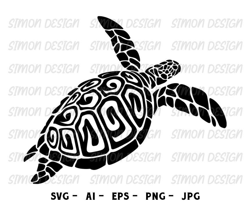 Tortuga Marina Svg, Silueta de Tortuga, Tortuga SVG, Tortugas Ninja svg ...