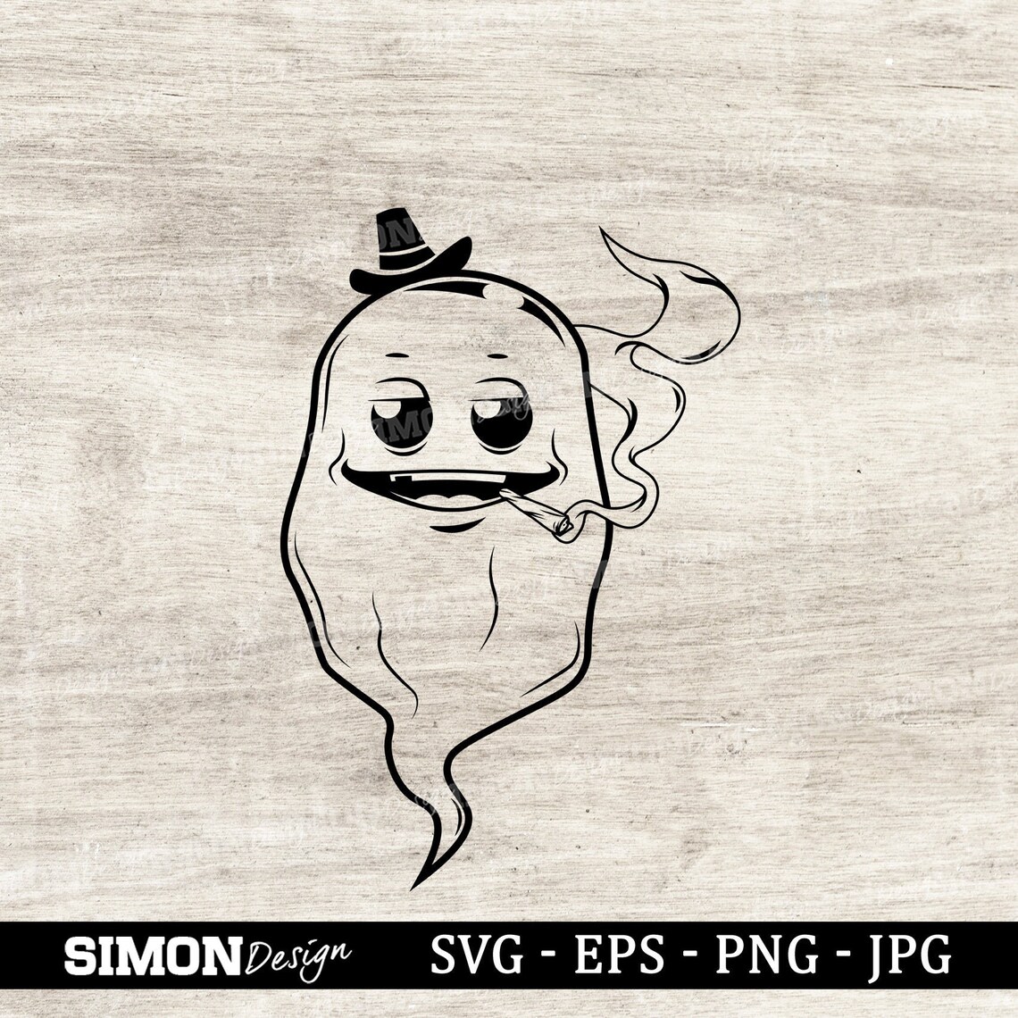 Cute Boo Smoking Joint Ghost Weed Svg Halloween Svg Ghost - Etsy