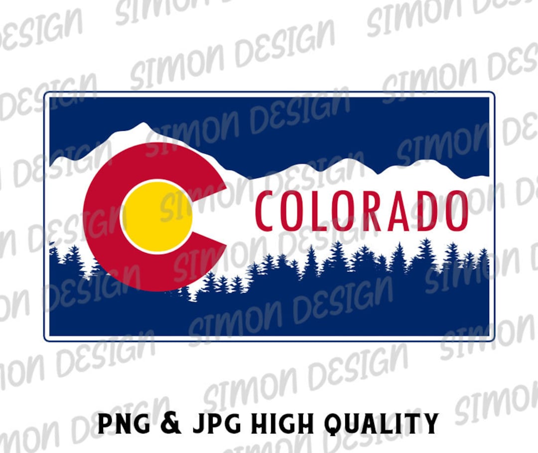 Colorado Png | Colorado State Png | Colorado Clipart | Vintage Colorado ...