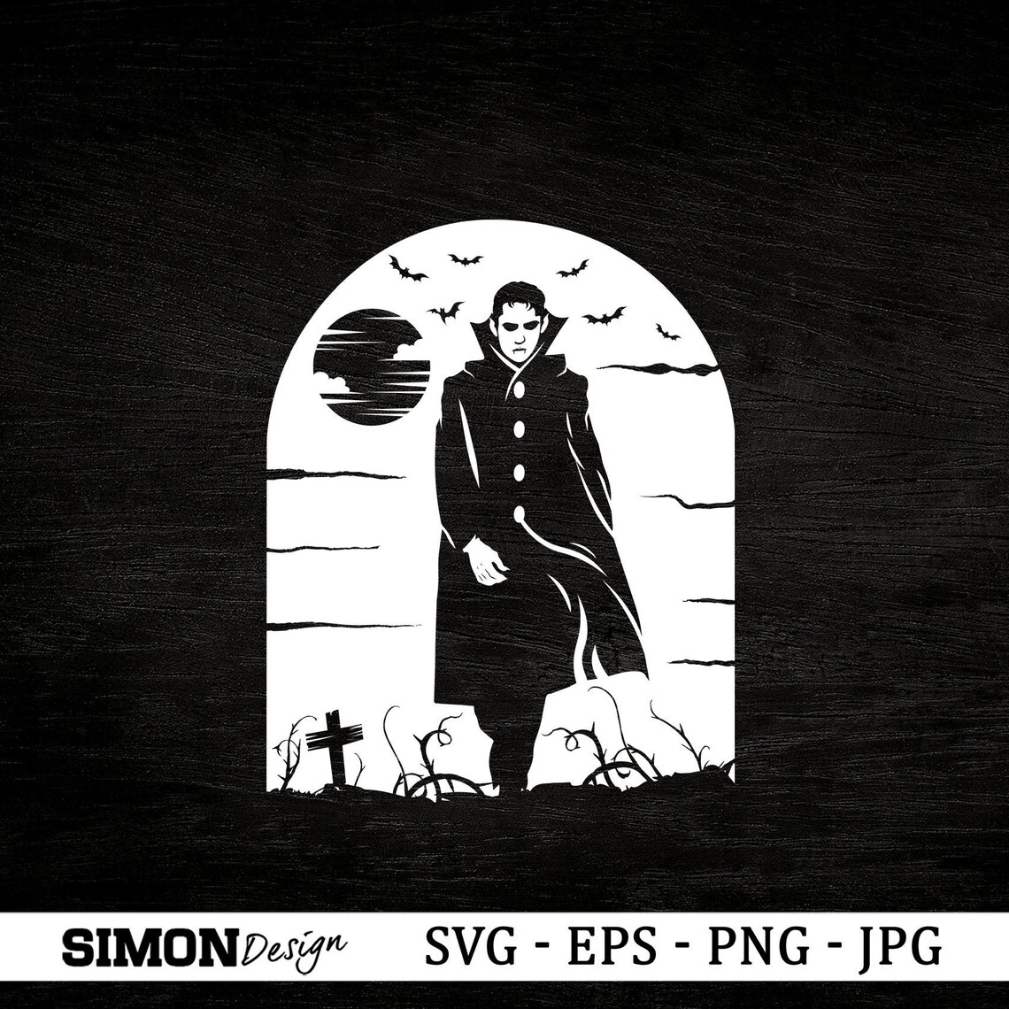 Vampire svg Vampire Clipart Vampire Cut file Dracula svg | Etsy