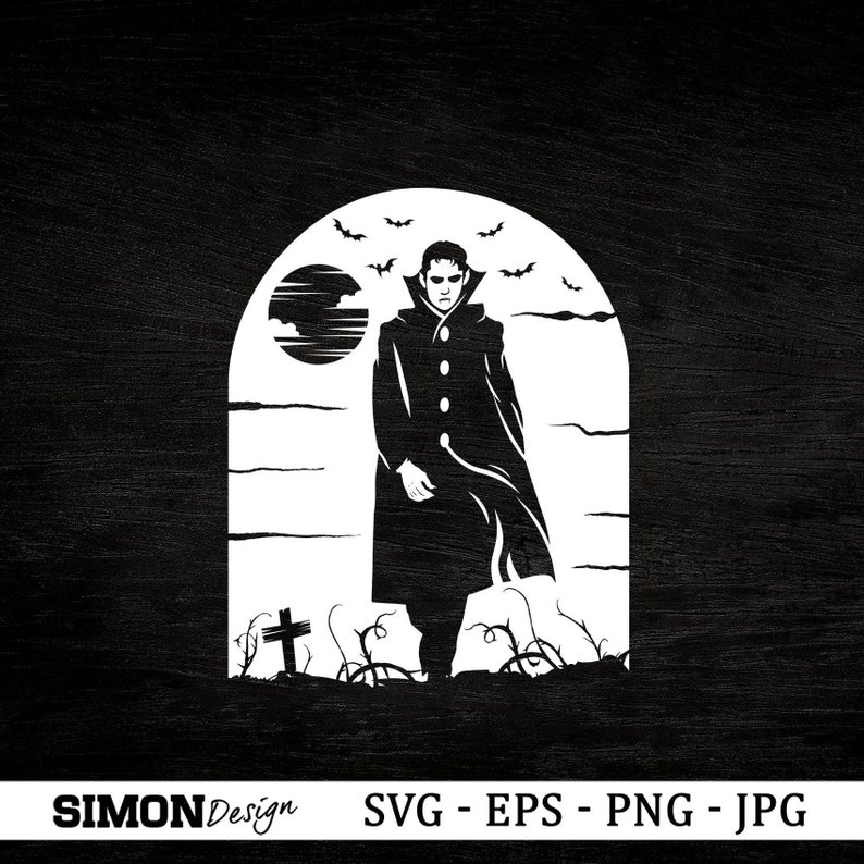 Vampire Svg Vampire Clipart Vampire Cut File Dracula Svg | Etsy