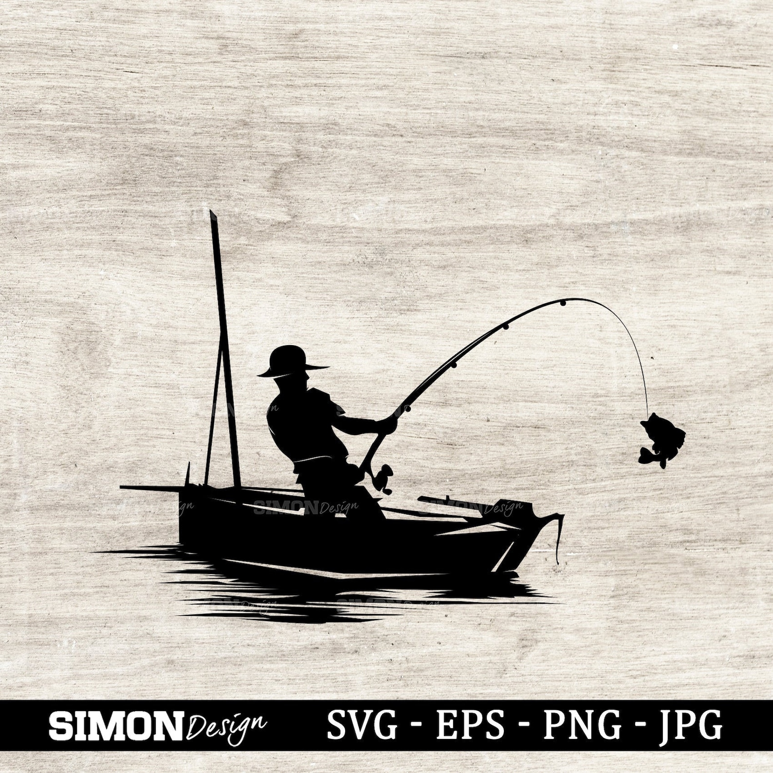 Fisherman Svg Fishing svg fishing cut files Cricut Files | Etsy