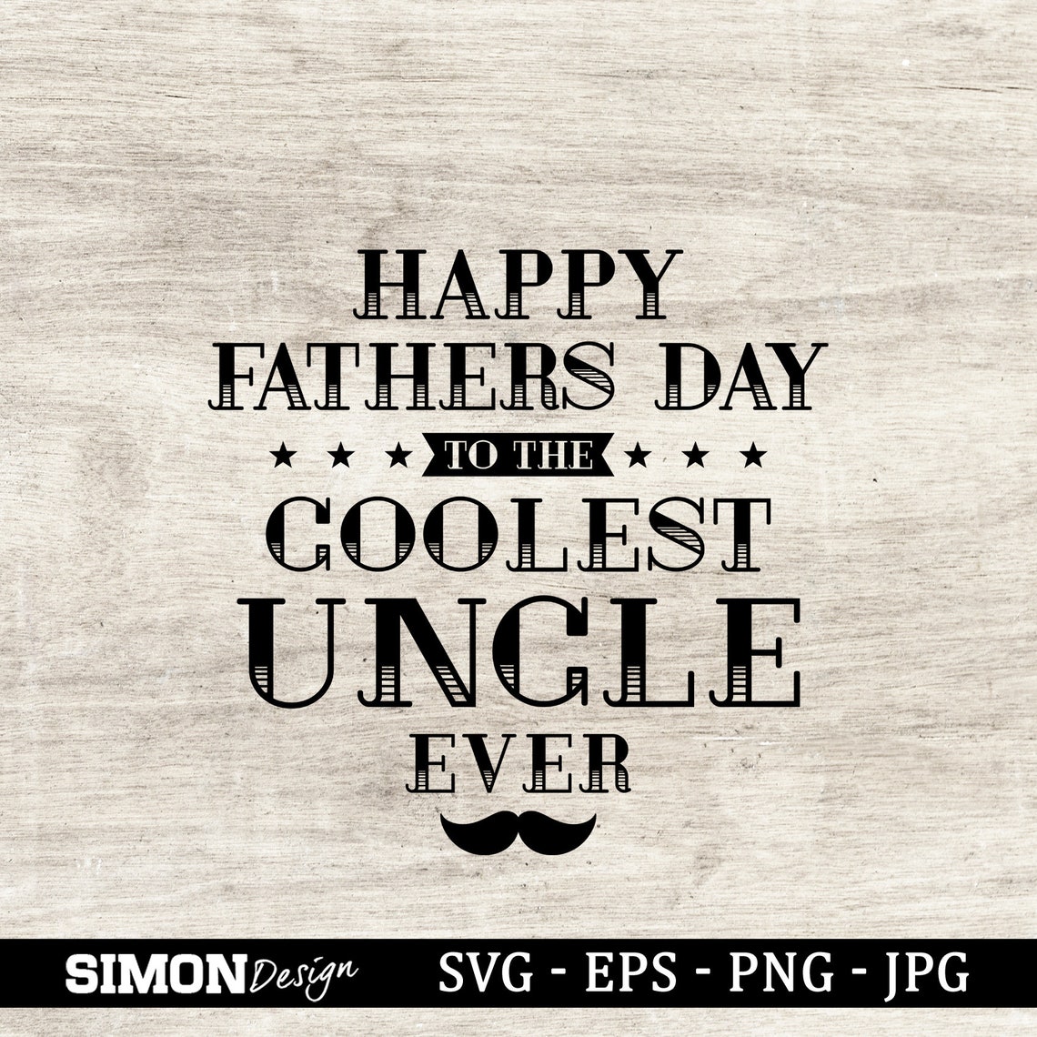 Uncle Svg Happy Fathers Day Svg Awesome Uncle SVG Uncle | Etsy