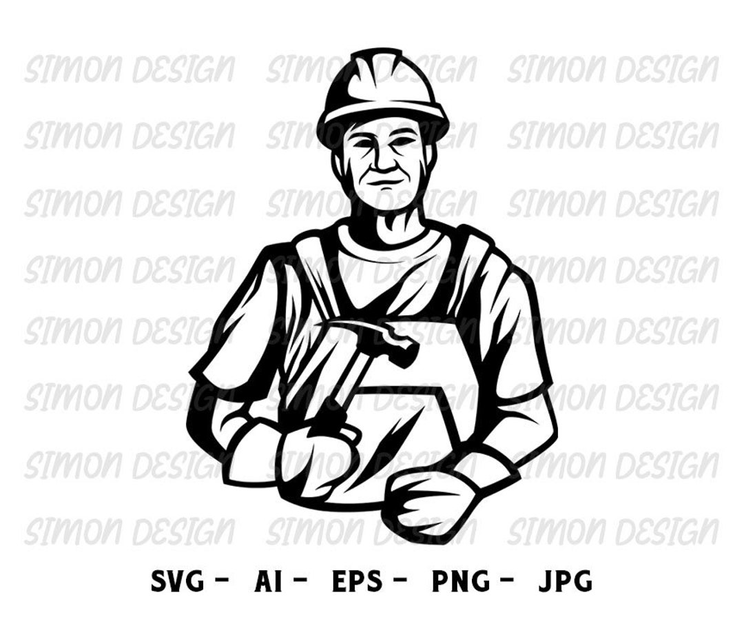 Carpenter Svg, Repairmen Svg, Construction Svg,contractor Svg,builder ...