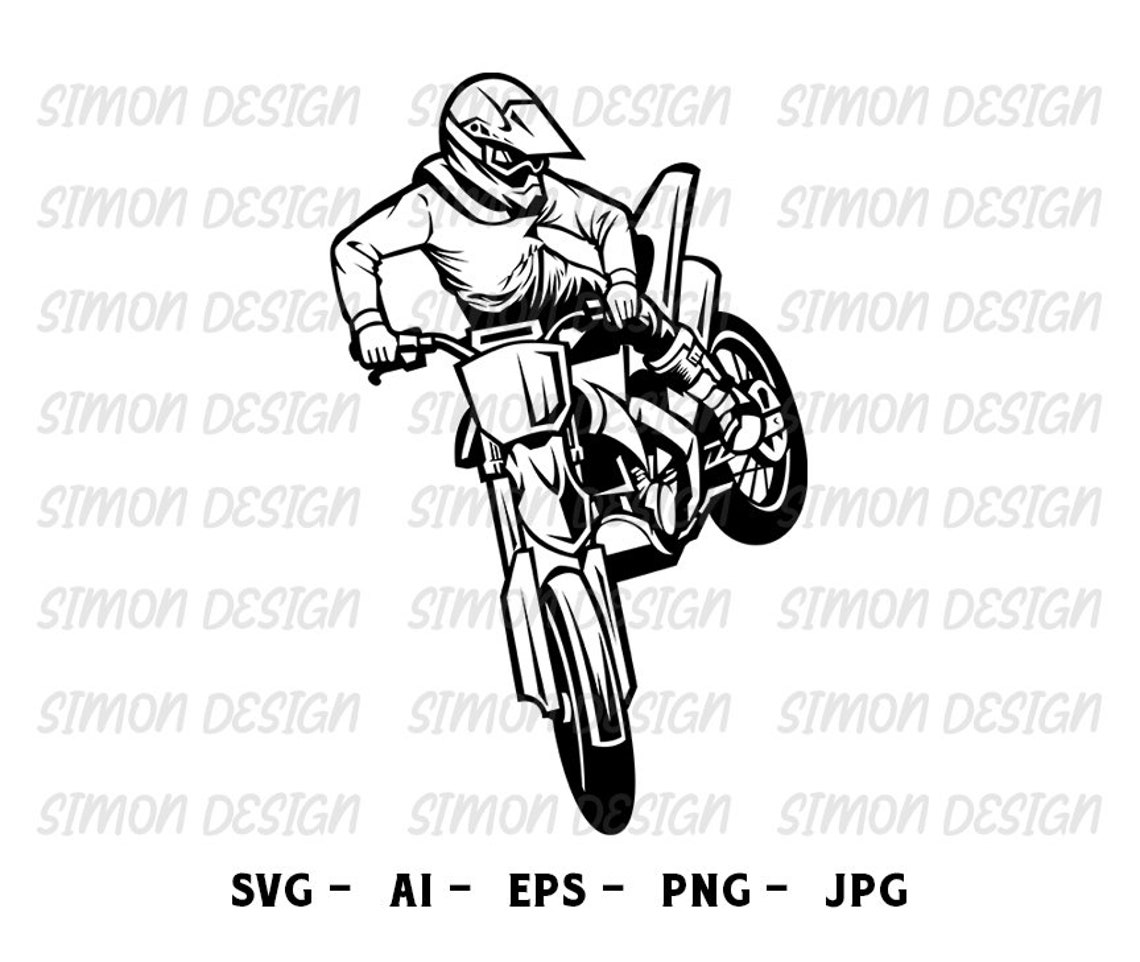 Motorcross Svg, Racing Svg, Extreme Motorcross Svg, US Motorcross Svg ...