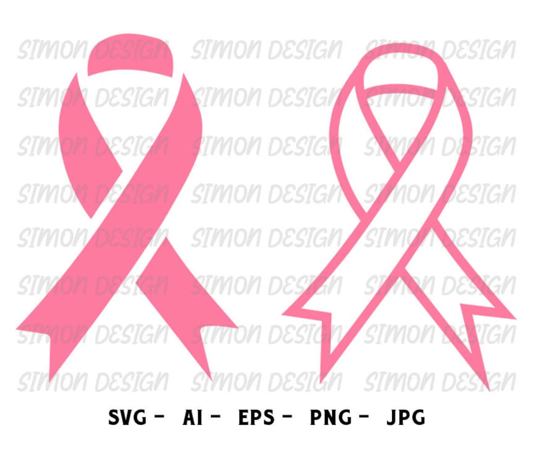 Pink Cancer Ribbon Svg Png Eps Dxf Pdf Jpg/breast Cancer Ribbon Svg ...