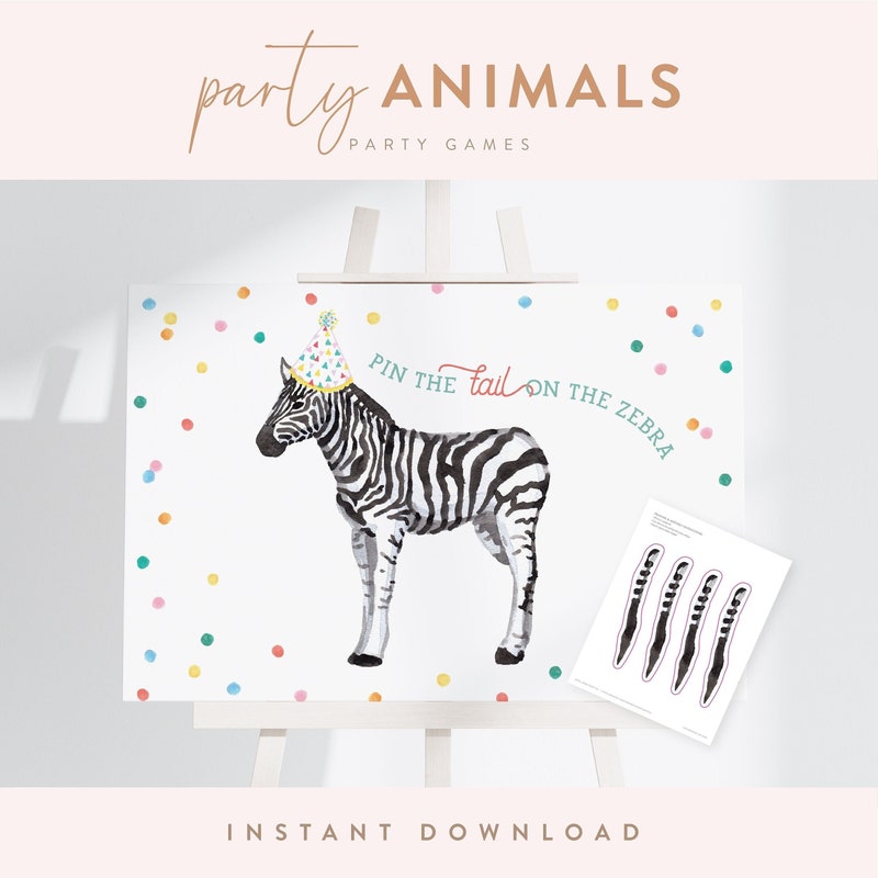 Zebra Theme Party - Etsy