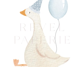 Silly Goose Birthday Balloon PNG Clipart | Silly Goose - Instant ...
