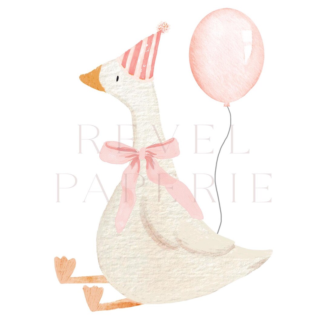 Silly Goose Birthday Balloon PNG Clipart | Silly Goose - Instant ...