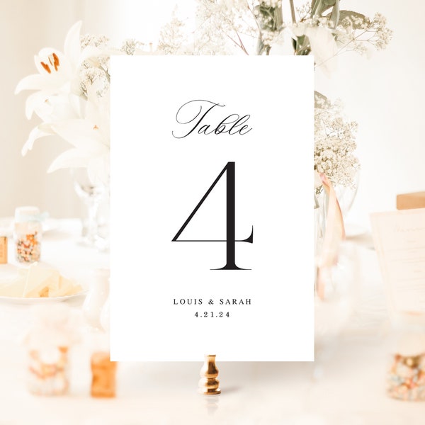 Custom Printed Numbers Cards - Etsy