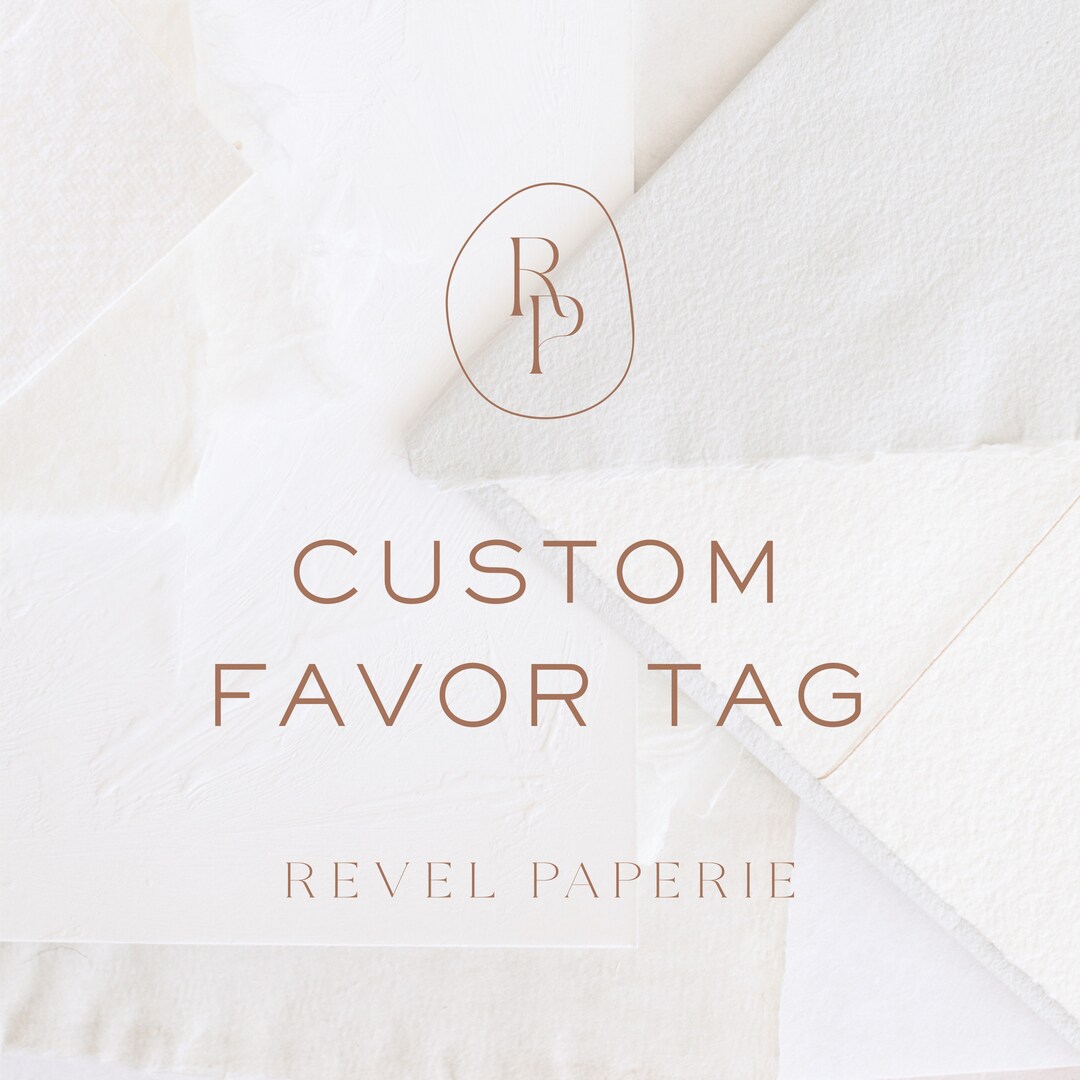 CUSTOM Favor Tags, Favor Tags, Gift Tags Printable DIY or Printed Tags ...