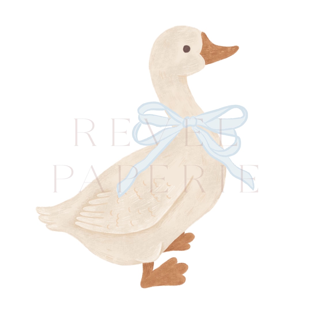 Silly Goose Birthday PNG Clipart | Silly Goose, Blue Bow - Instant ...