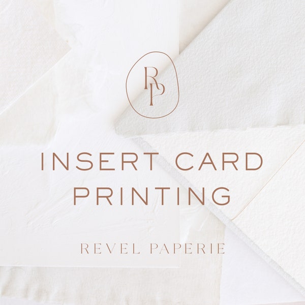 Invitation Insert - Etsy