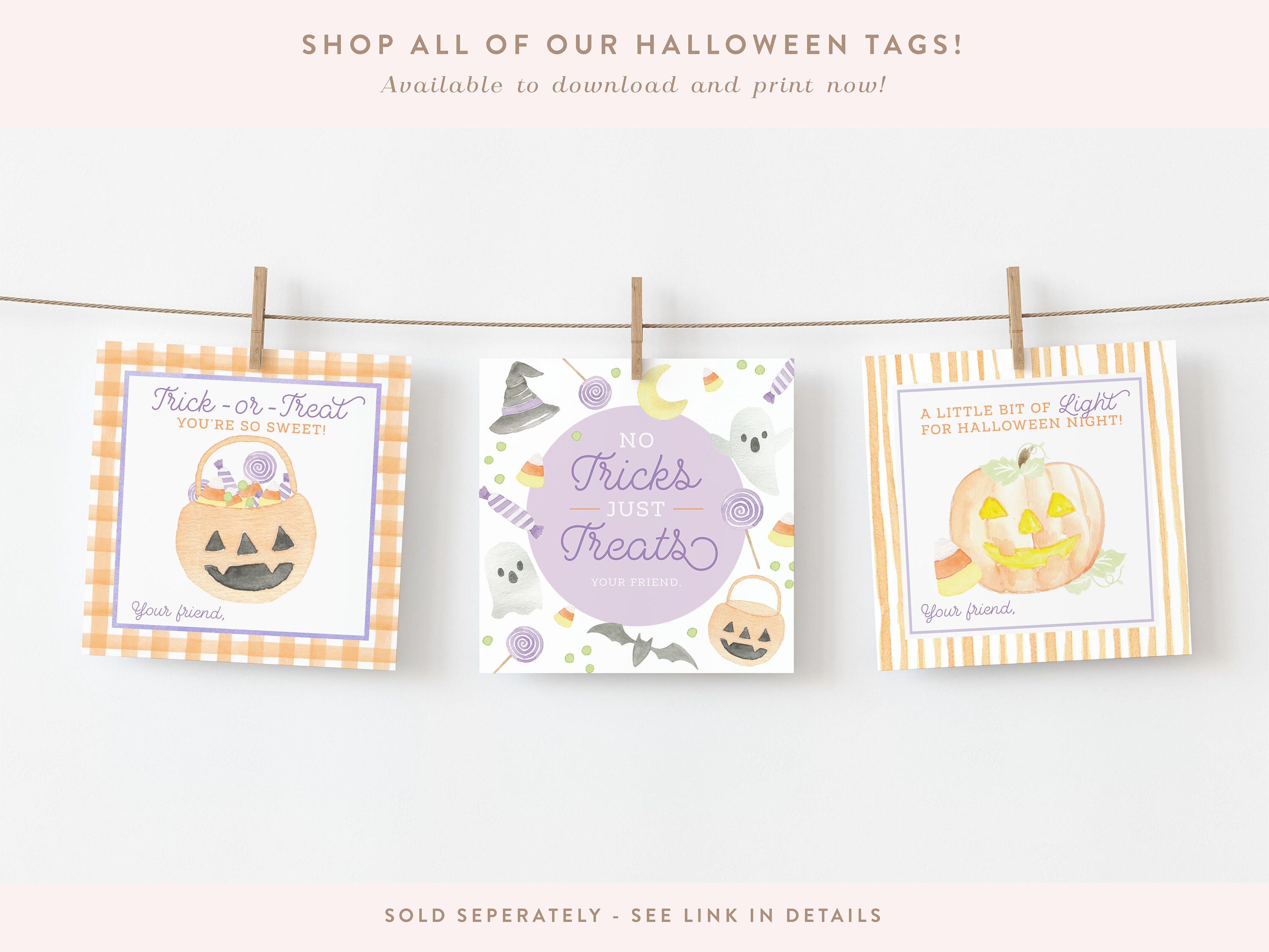 Monsters Halloween Favor Tags | Make Your Own Monster/treat Tags/favor ...