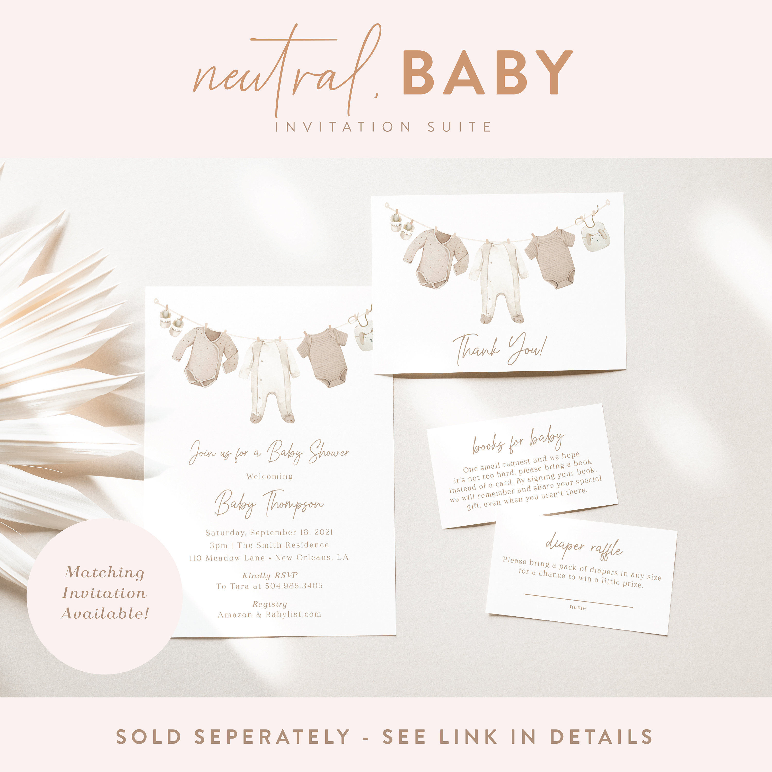 Sweet Baby Wishes Printable Sign Neutral Baby Shower Sign - Etsy