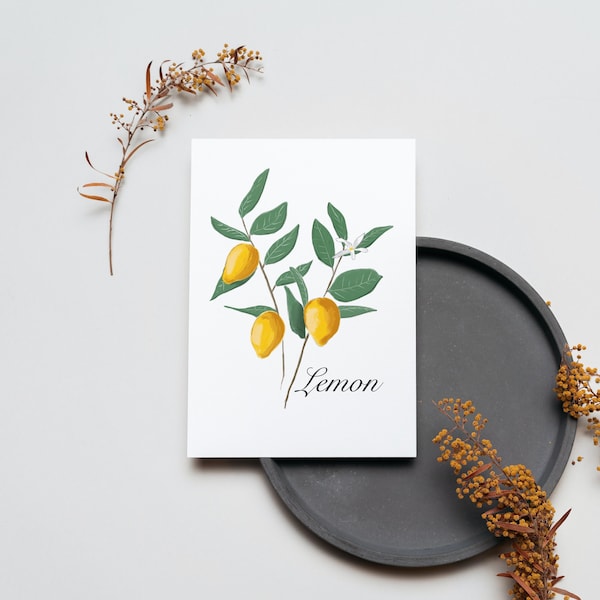 Lemon Tree Cards - Etsy