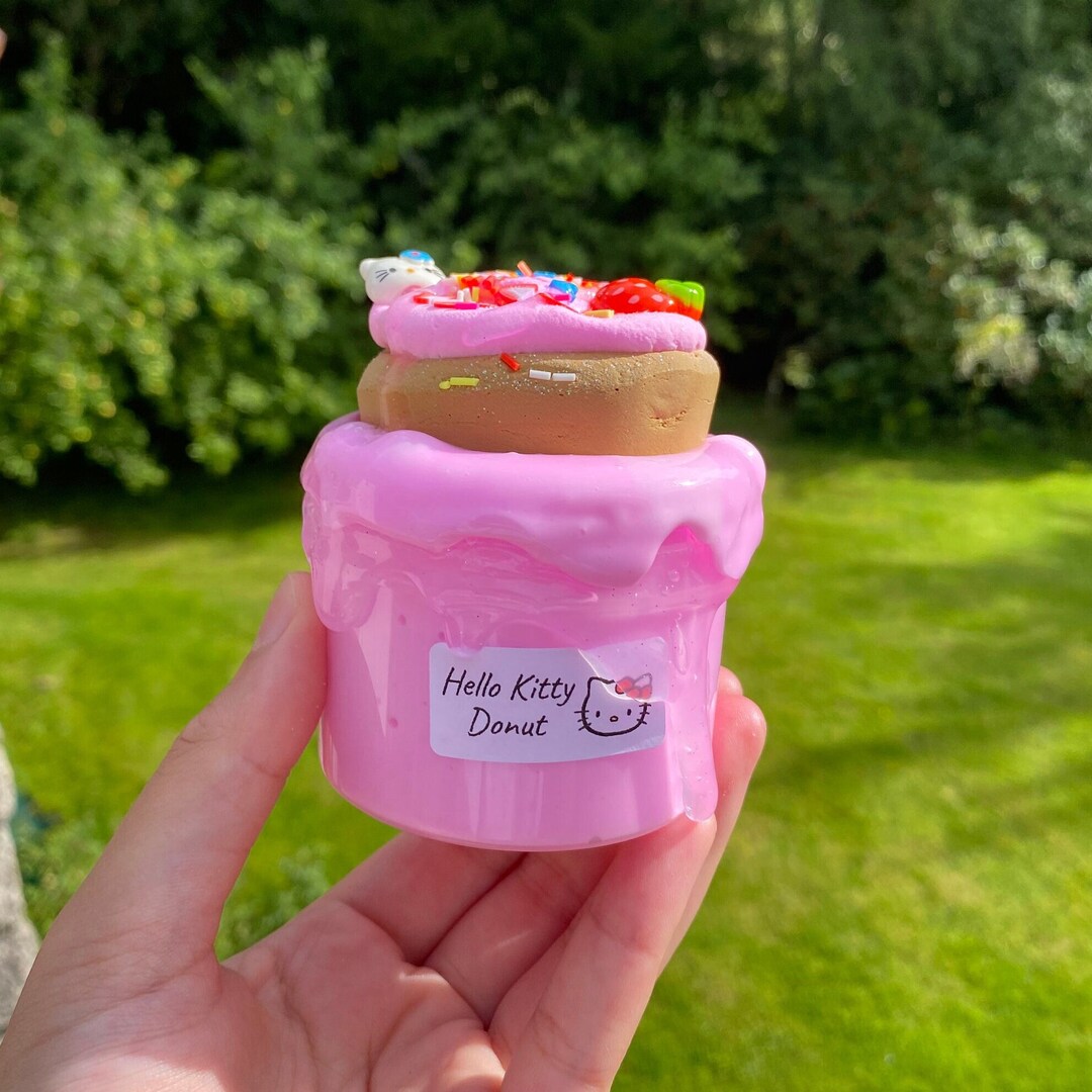 Hello Kitty Donut - DIY Clay Slime - Etsy UK