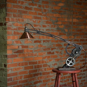 Industrial Extended Desk Lamp - Etsy