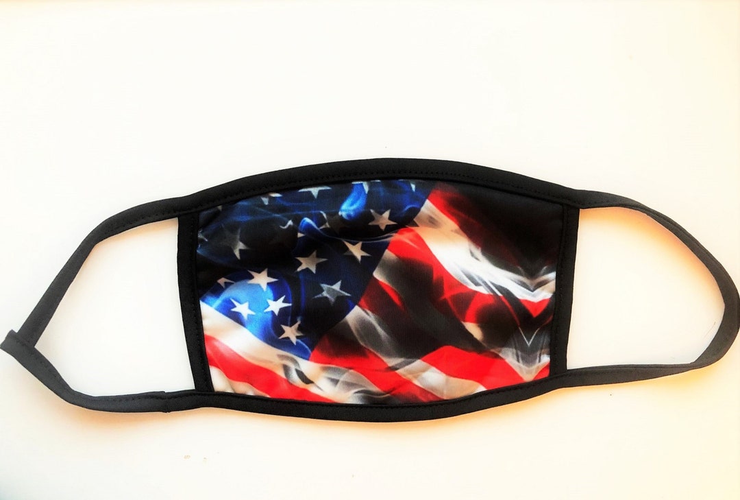 American Flag FACE MASK Reusable Washable Unisex Face Cover USA Seller ...